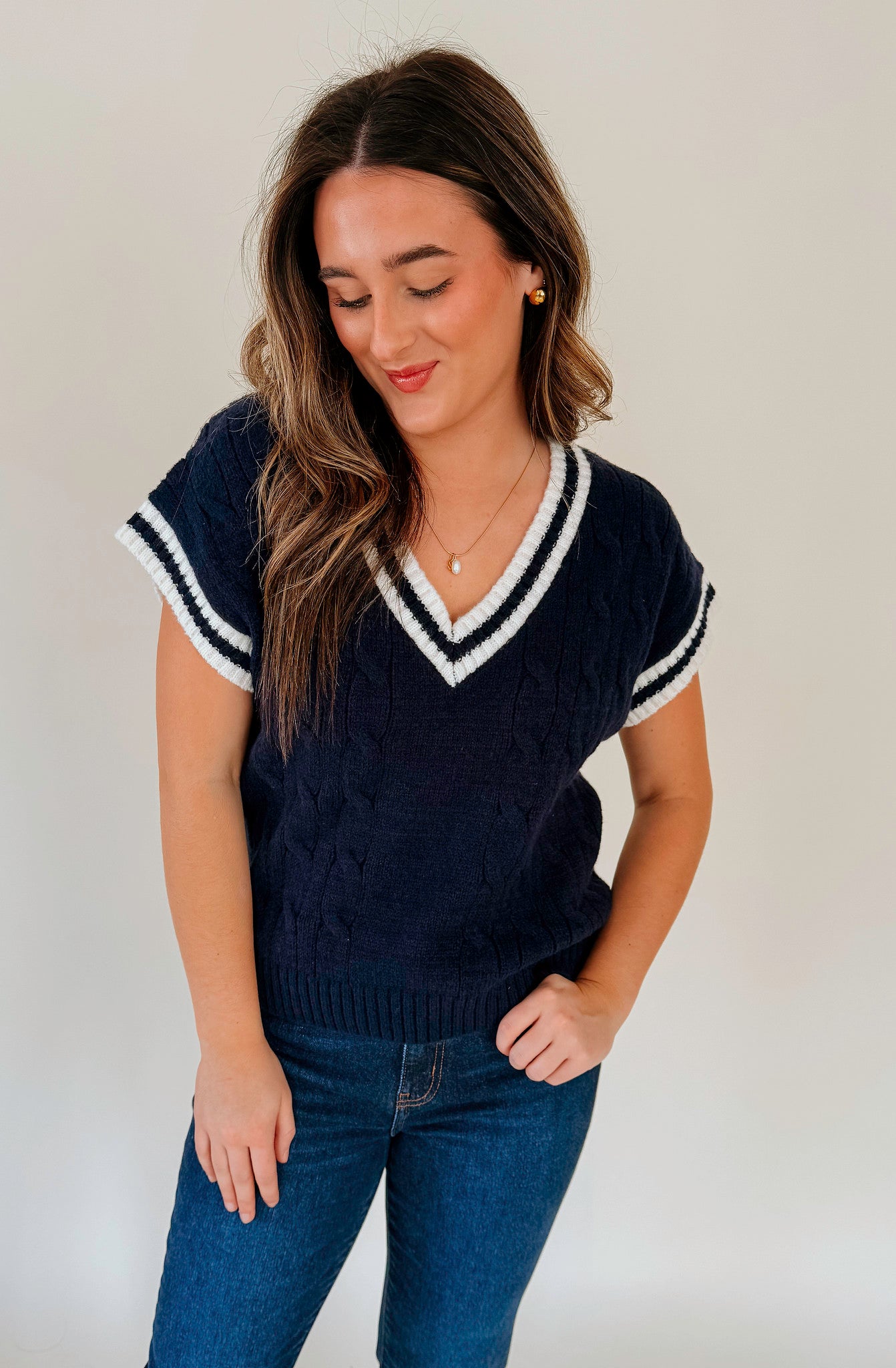 POLLY VARSITY VEST – E.Leigh's